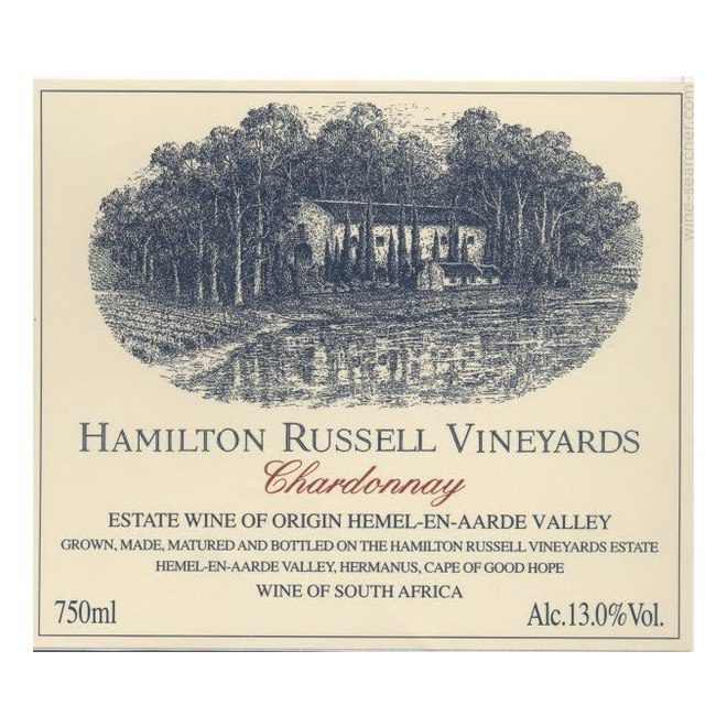 2022 Hamilton Russell, Chardonnay, Walker Bay 6x75cl - Brunswick Fine ...